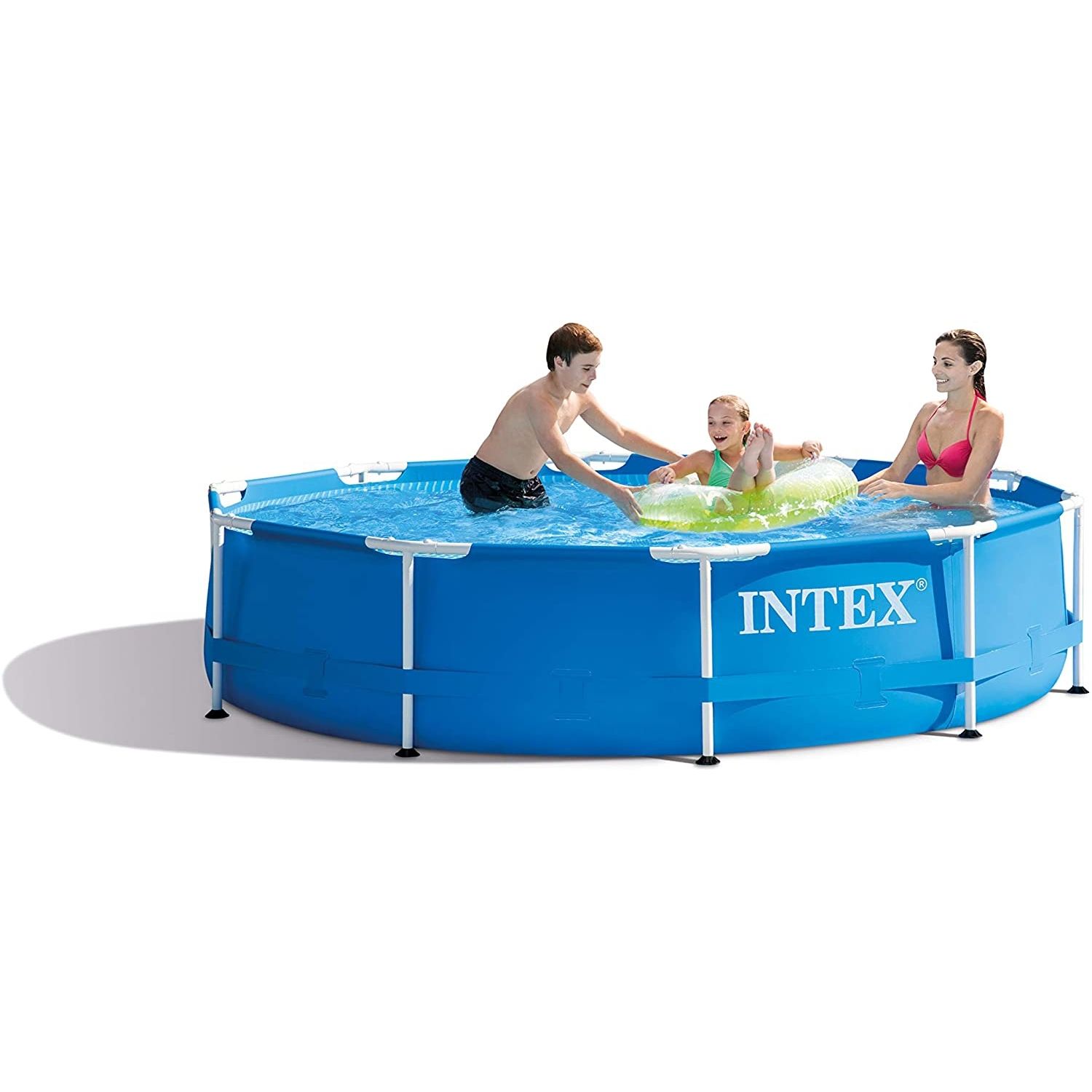 Tubular swimming pool - 28200NP - INTEX - outdoor / above-ground ...