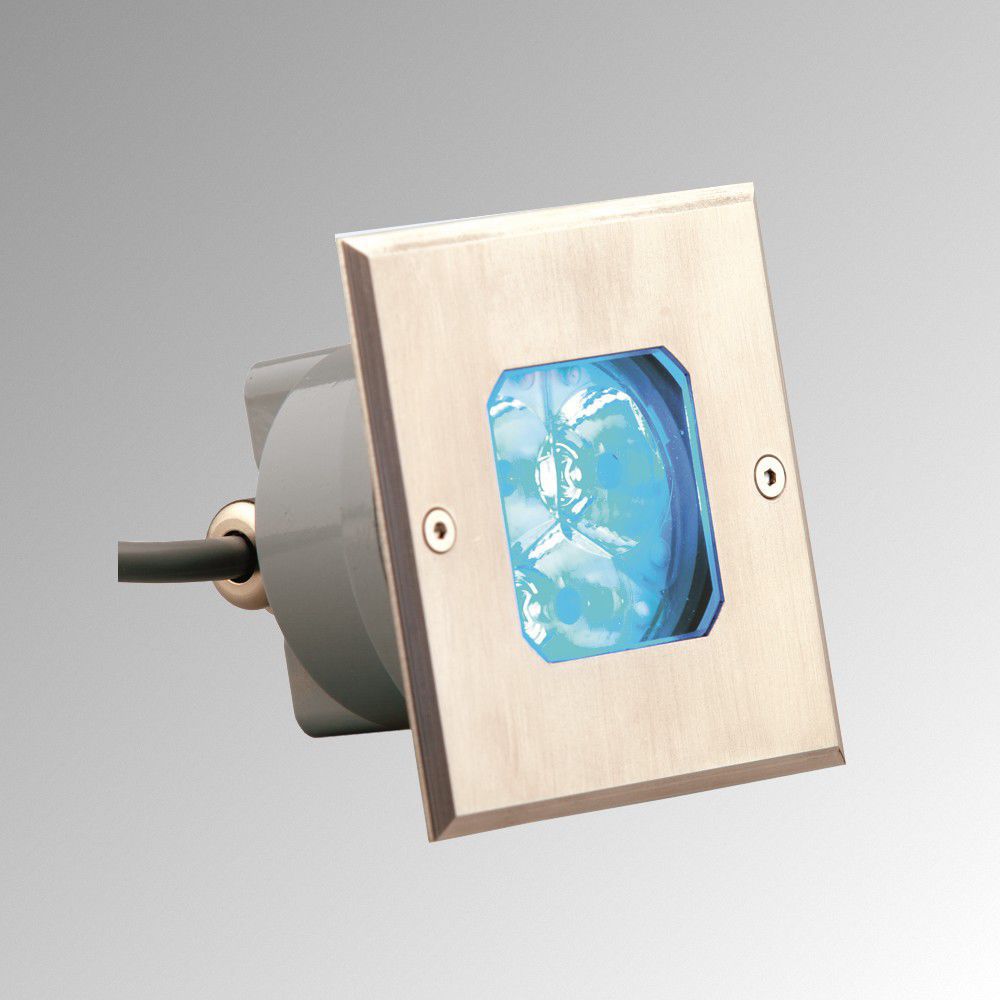 Recessed floor light fixture - QUATRO - TEKNI-LED - LED / rectangular ...