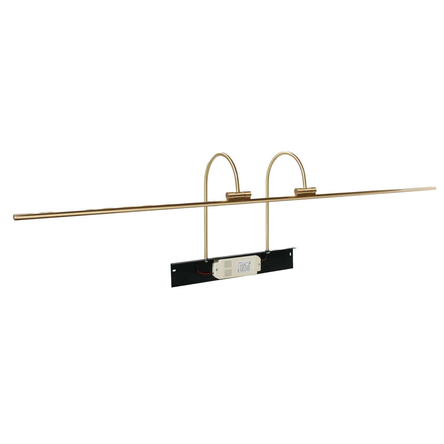 Contemporary picture light - KYOTO - TEKNI-LED - brass / chrome / LED