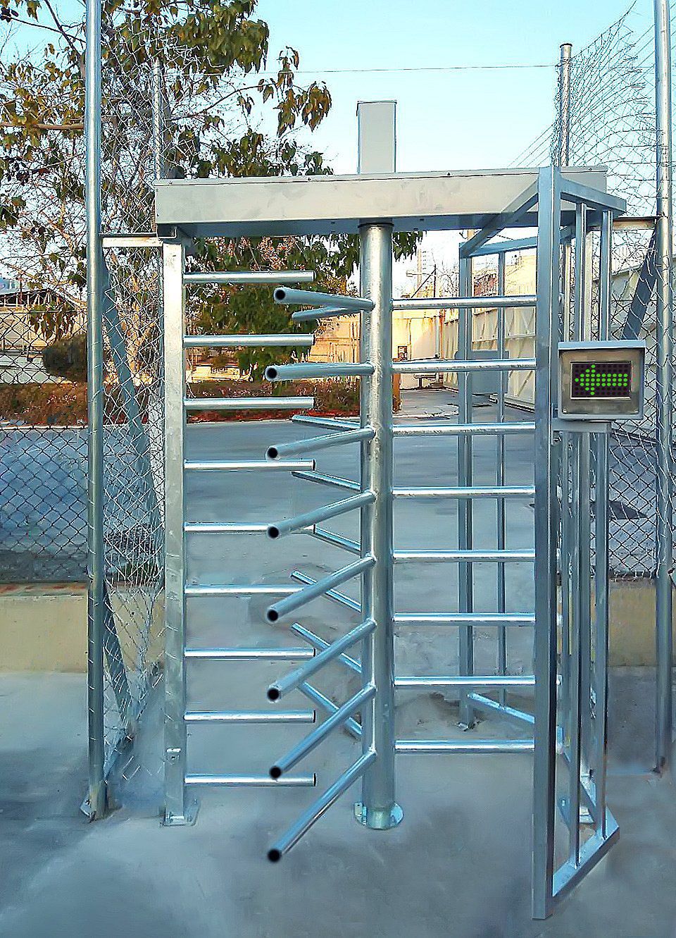 Full-height turnstile - REXON BASIC - COMINFO - security / for access ...