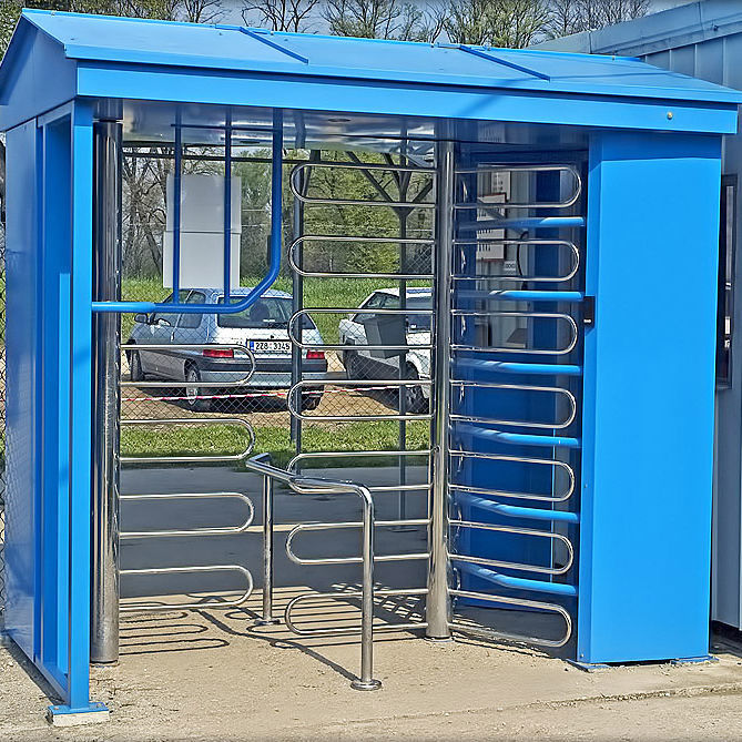 Full-height turnstile - GATE DEA - COMINFO - security / for access ...