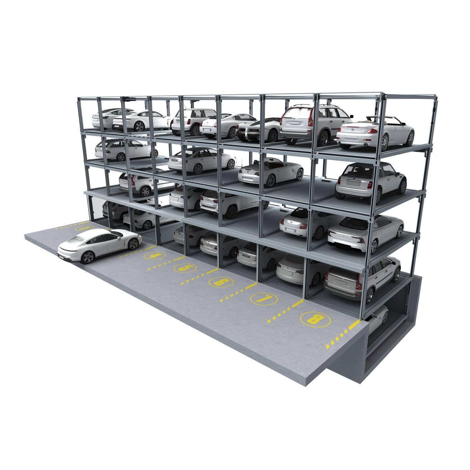 Platform parking system - COMBIPARKER 560 - WÖHR Autoparksysteme