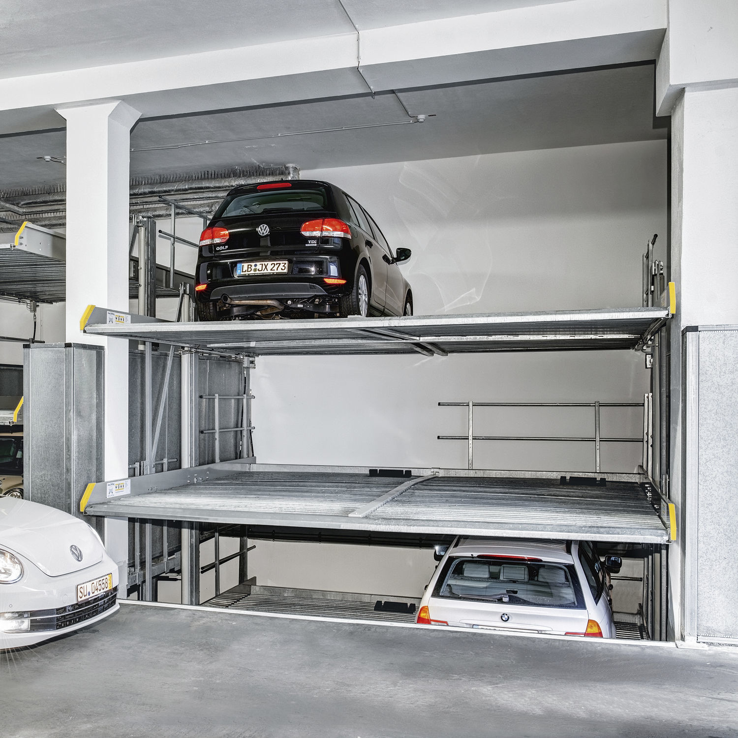3 tray parking system - PARKLIFT 413 - WÖHR Autoparksysteme - platform