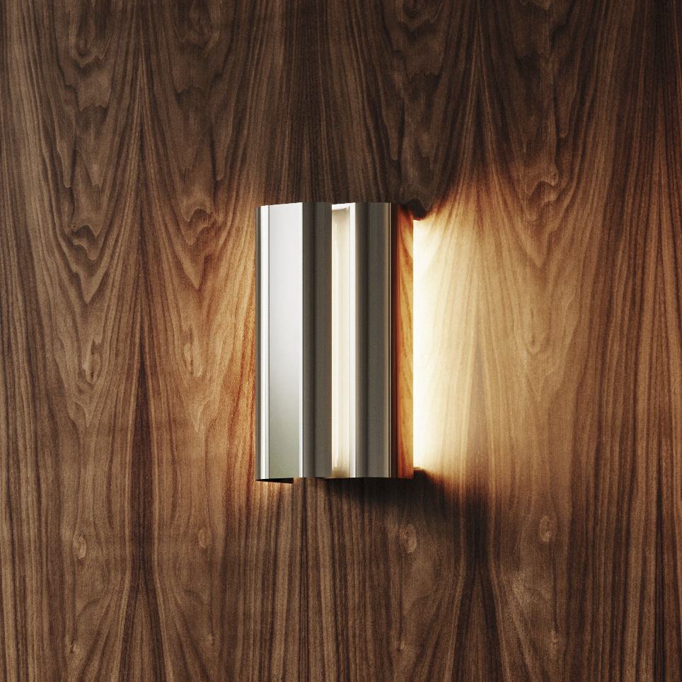 Contemporary wall light - ELEVEN - Orbit NV - indoor / metal / sculptural