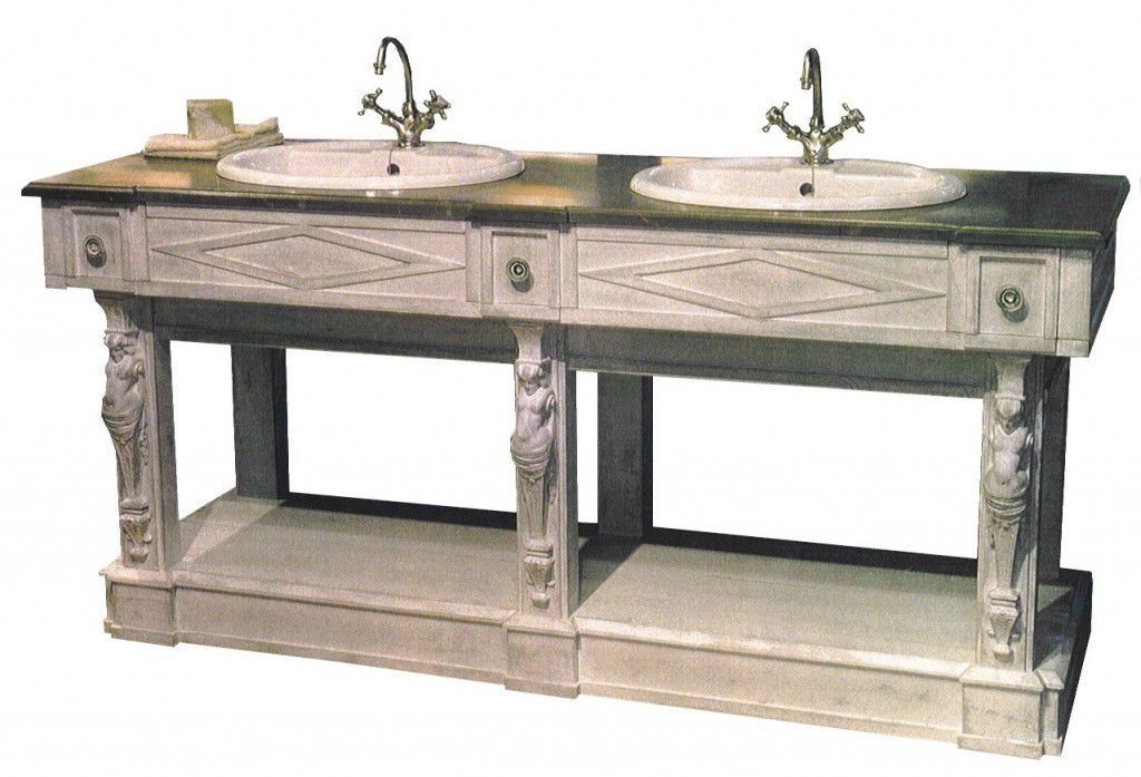 Free-standing washbasin cabinet - THERMES - PROVENCE & FILS - wooden ...