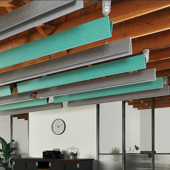 PET acoustic baffle - A BAFFLES - Kirei USA - ceiling / decorative ...