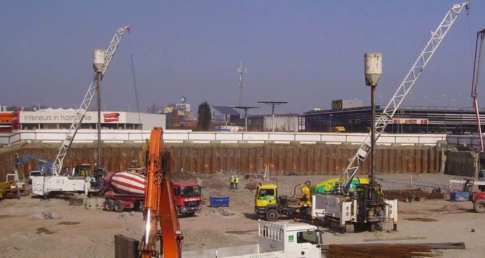 Ground improvement soil mixing - CSM - FRANKI FOUNDATIONS BELGIUM