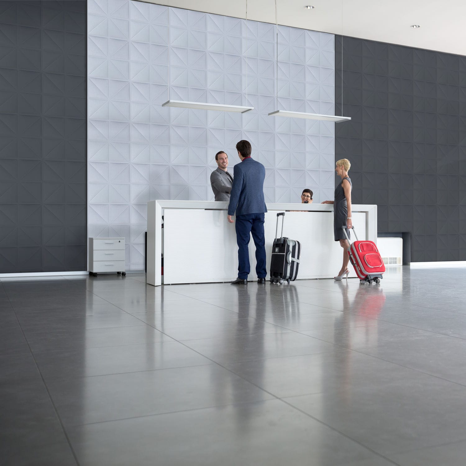 Ceiling acoustic panel - VICWALLPAPER TRIANGLES - Vicoustic ...