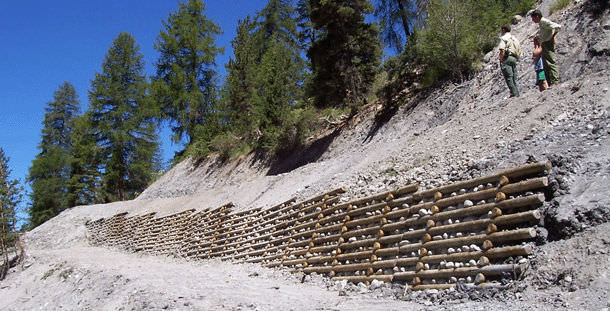 Modular noise barrier - FIBRATER® - Vivalp - wooden / for roads / green