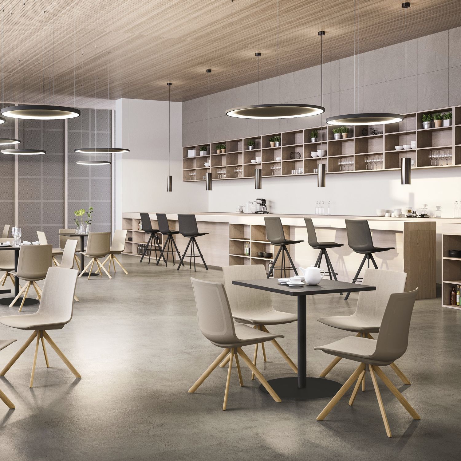 Minimalist design conference table - LINER - Aresline - laminate ...