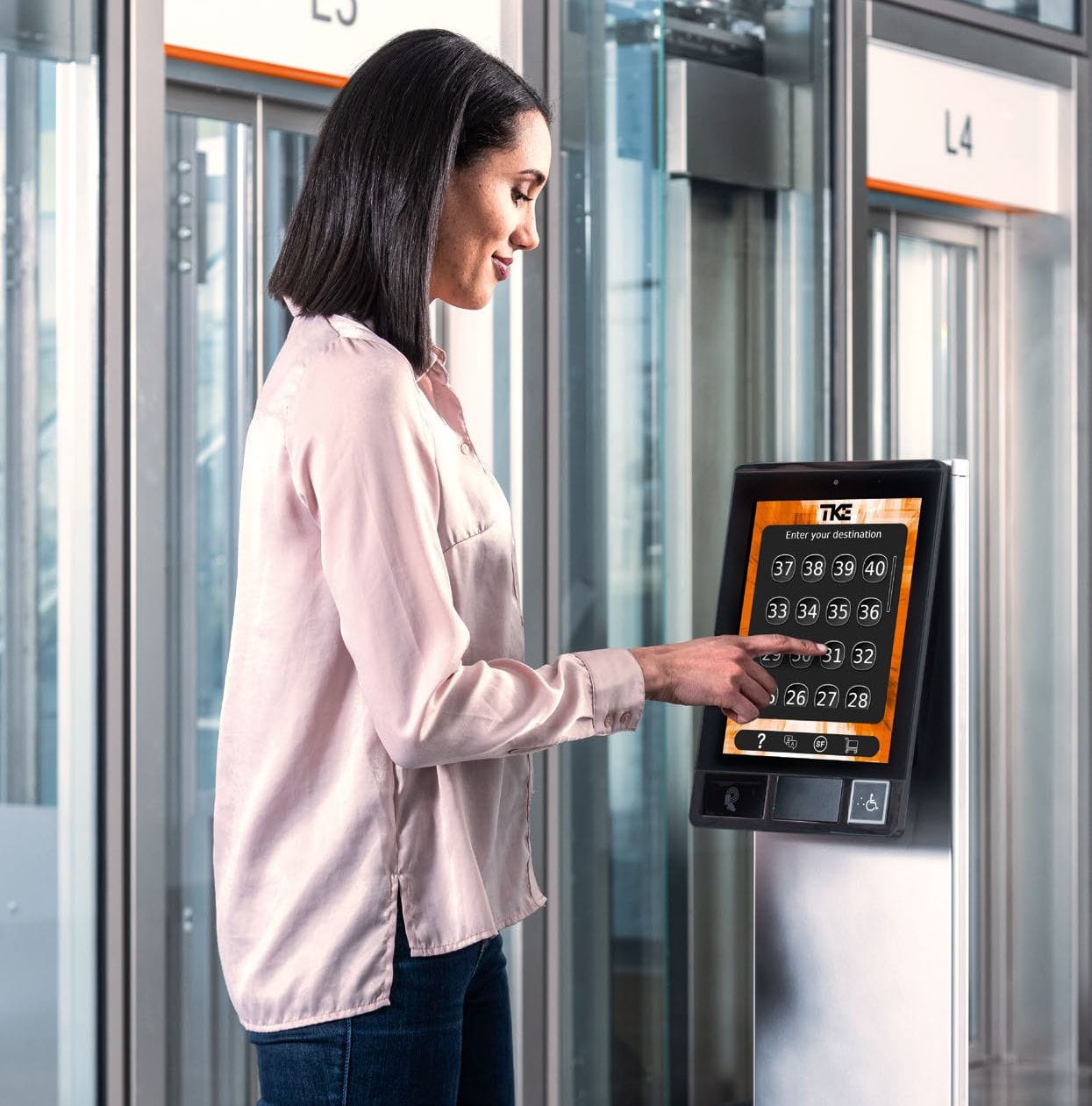 Access control control panel - AGILE - ThyssenKrupp Fahrtreppen - for ...
