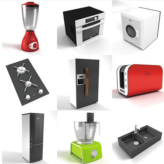 2D/3D object library - HOUSEHOLD AIDS - DOSCH DESIGN