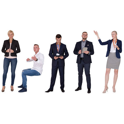 2D/3D object library - PEOPLE - CONFERENCE - DOSCH DESIGN