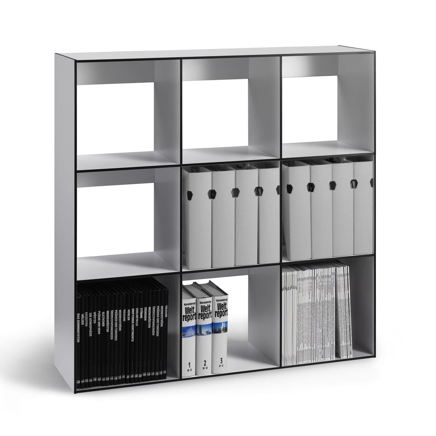 Modular shelf - HP 3x3 - Hans Hansen Furniture - contemporary / HPL / white