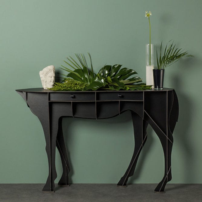 Original design sideboard table - ELISÉE - Ibride - HPL / laminate base ...