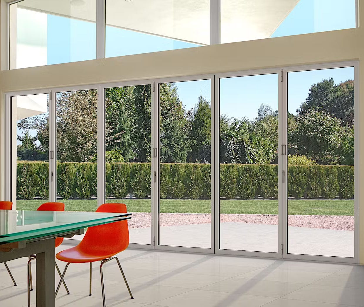 Sliding and stacking patio door - NW 640 - NanaWall - folding ...