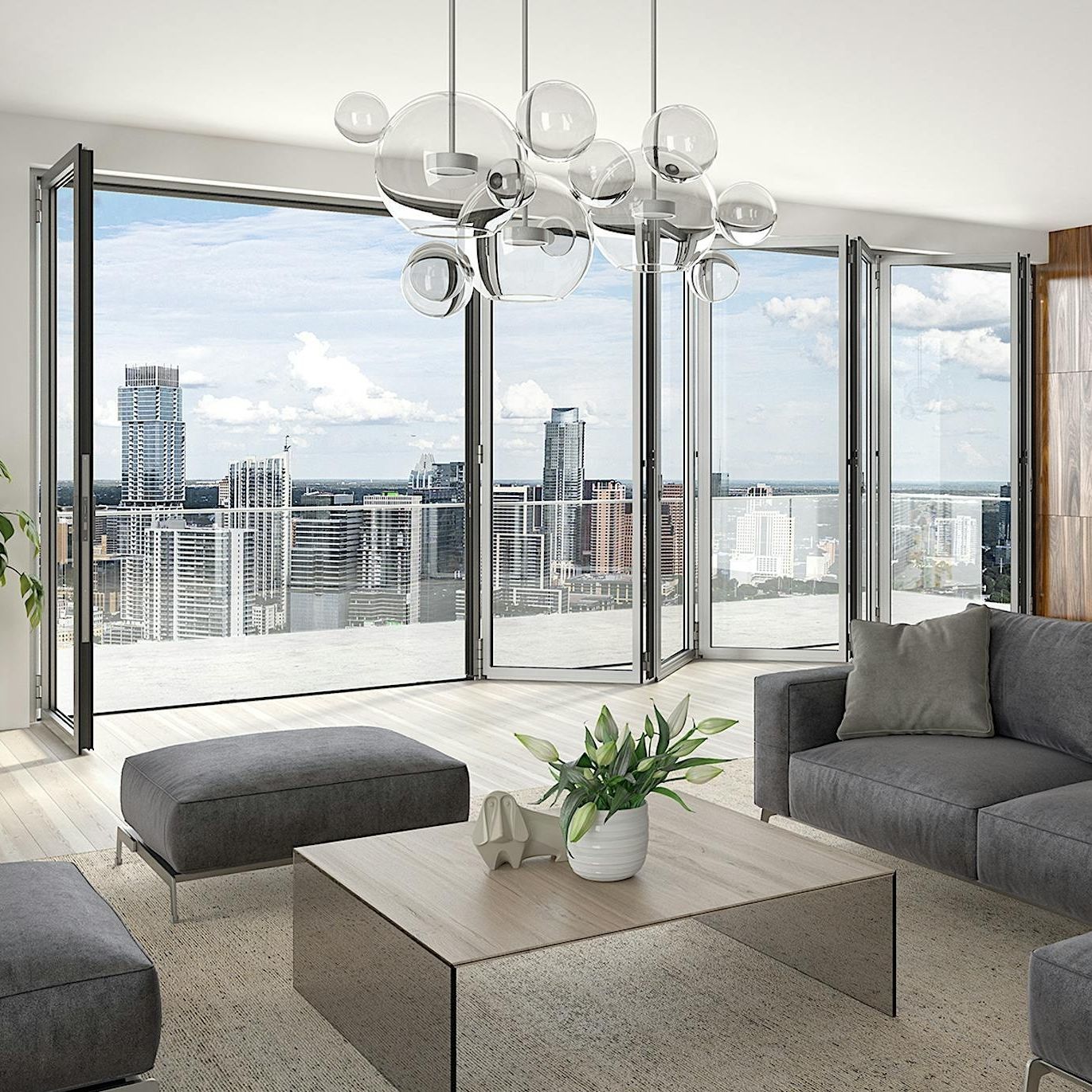 Sliding and stacking patio door - NW Reinforced 647 - NanaWall ...