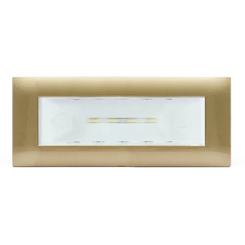 Recessed emergency light - Ave - rectangular / LED / plastic