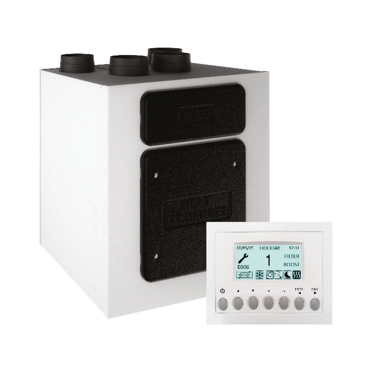 Dual-flow mechanical ventilation unit - VNRV400ECPN - Ave - centralized ...