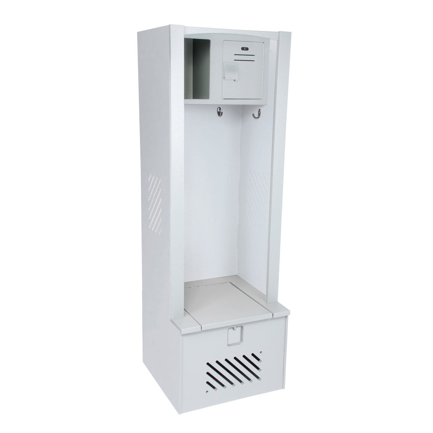 Plastic locker - LENOXGEAR - Bradley - for public building / with open ...
