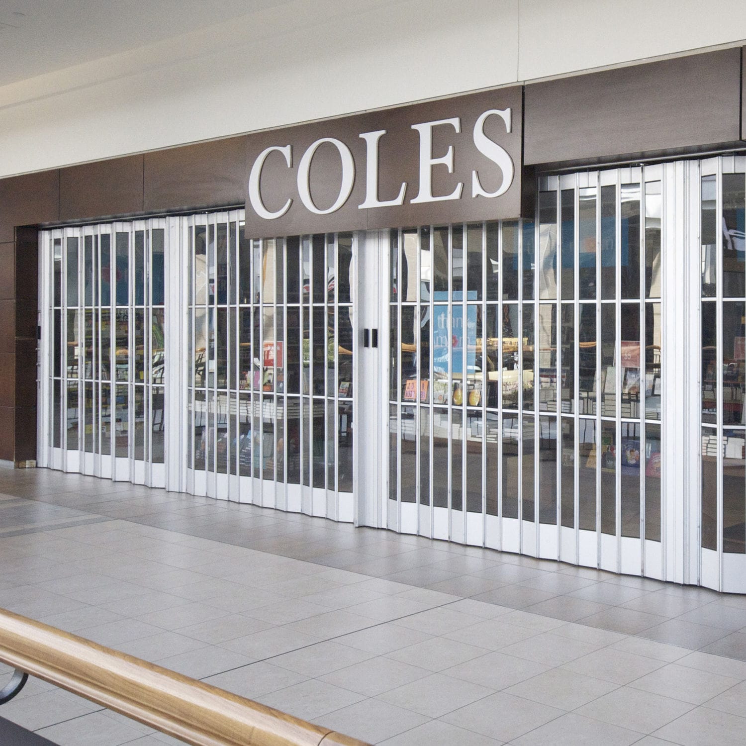 Folding security grill - VISTAPANE - Cornell - for store fronts ...