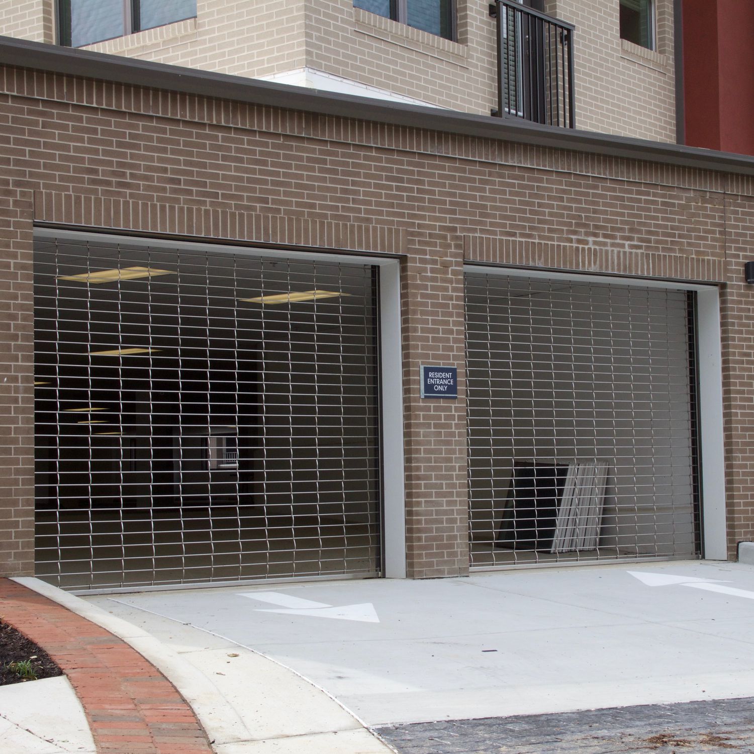 Roll up security grille - MICROCOIL® - Cornell - for doors / anodized ...