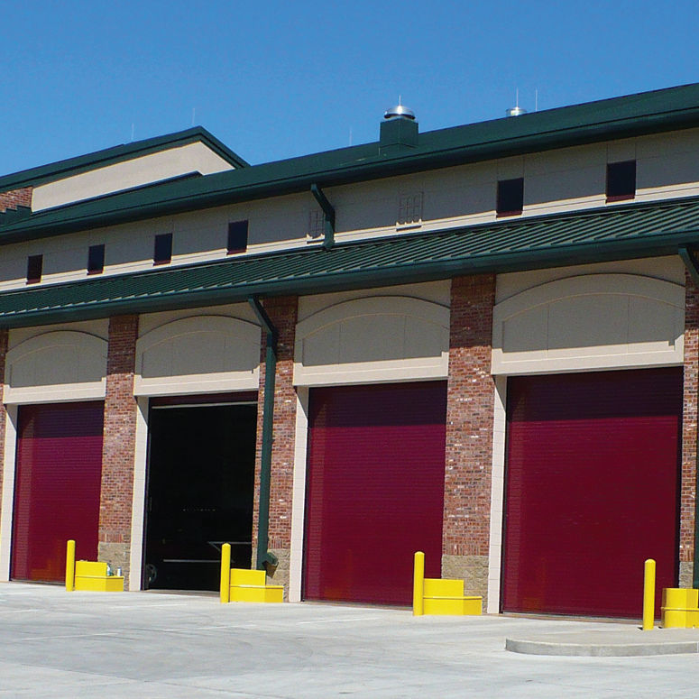 Roll-up industrial door - WIND-MASTER® - Cornell - steel / stainless ...