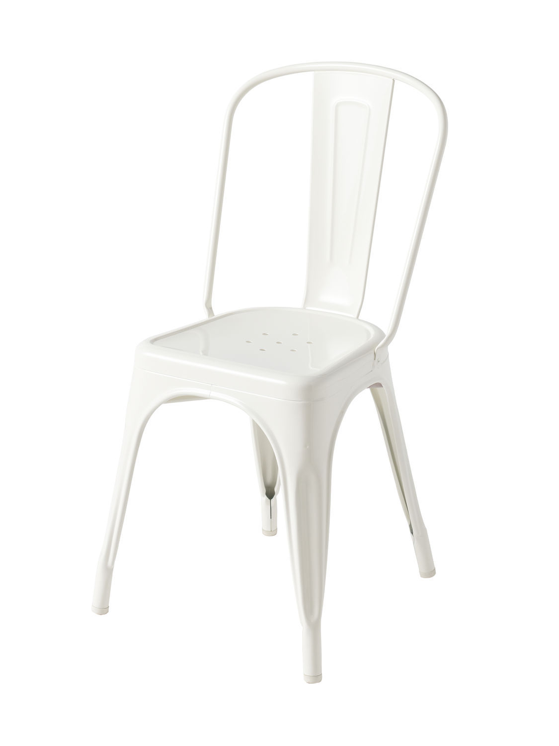 Industrial design chair - A - TOLIX - indoor / painted steel ...