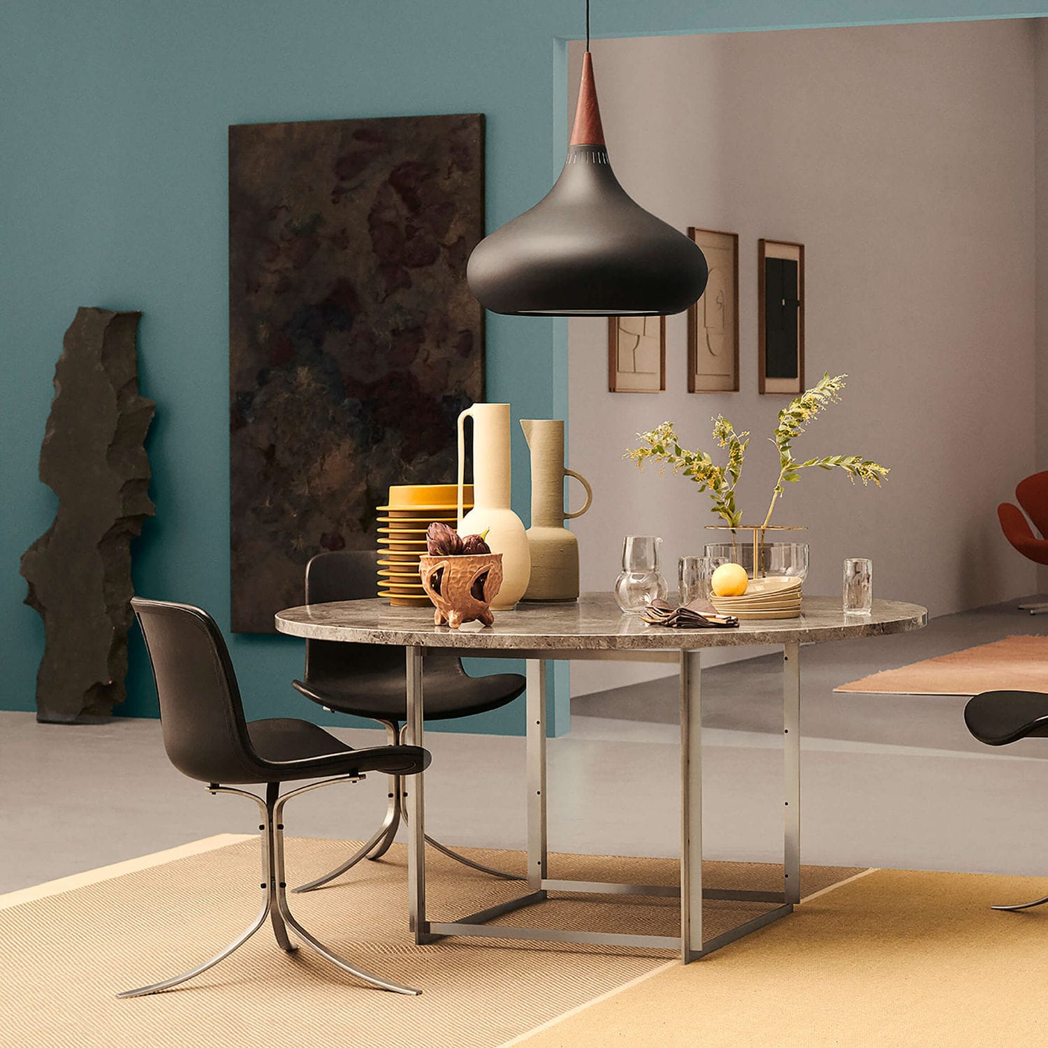 Pendant lamp - ORIENT BLACK™ - Lightyears - aluminum / lacquered ...