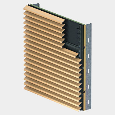 Strip cladding - LOUVERS - Centria Architectural Systems - metal / painted