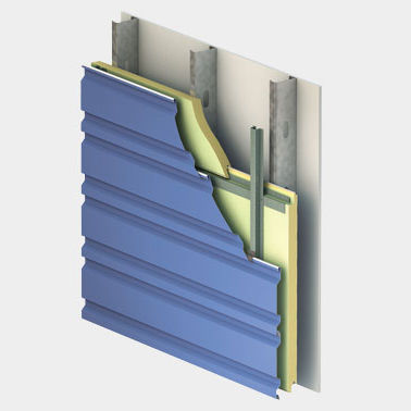 Facade sandwich panel - METALWRAP™ SERIES : MR-100 - Centria ...
