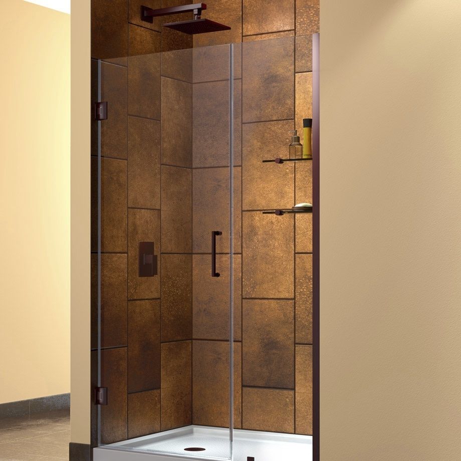 Swing shower screen - UNIDOOR - DreamLine - fixed / for alcoves ...