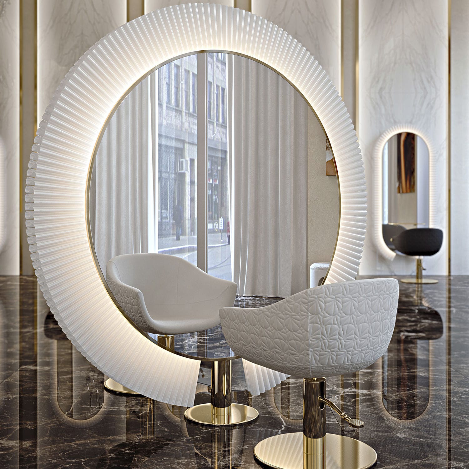 Contemporary dressing table - LADY JANE COLLAR - Gamma & Bross - wooden ...