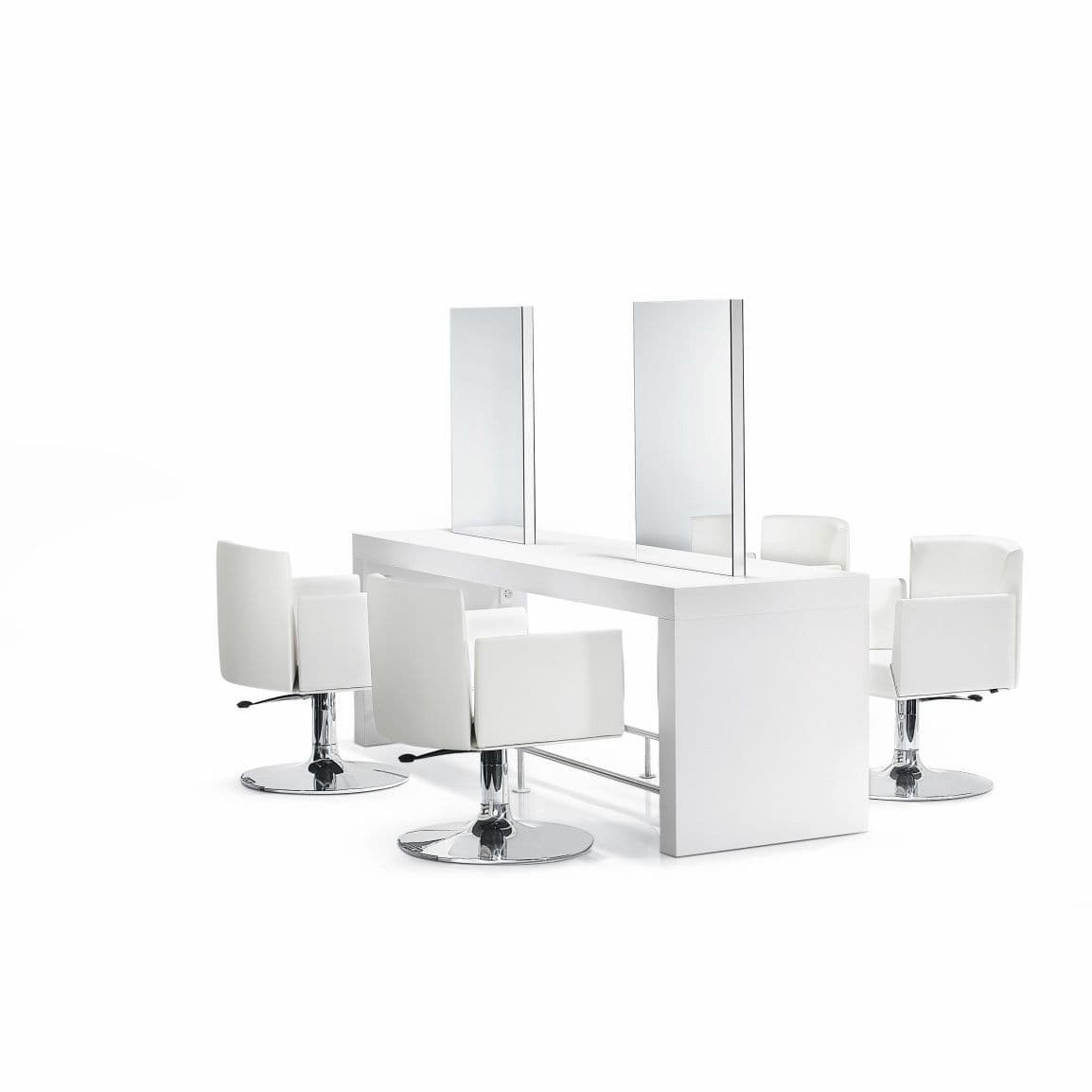Contemporary dressing table - SQUARE - OLYMP - wooden / wall-mounted ...