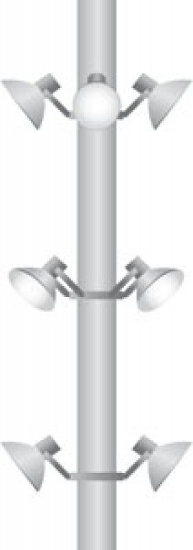 Urban lamp post - TOWER - Simon Lighting - contemporary / steel / multiple