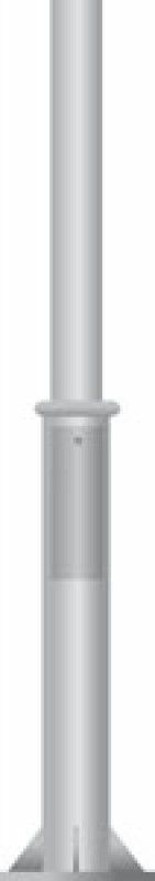 Galvanised steel lamp post arm - CLA16 - Simon Lighting