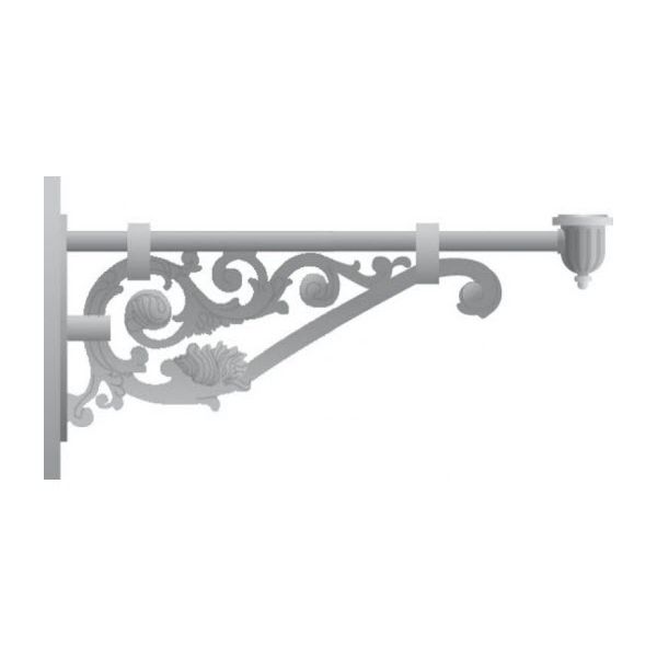 Galvanised steel street light bracket - BM13 - Simon Lighting - aluminum
