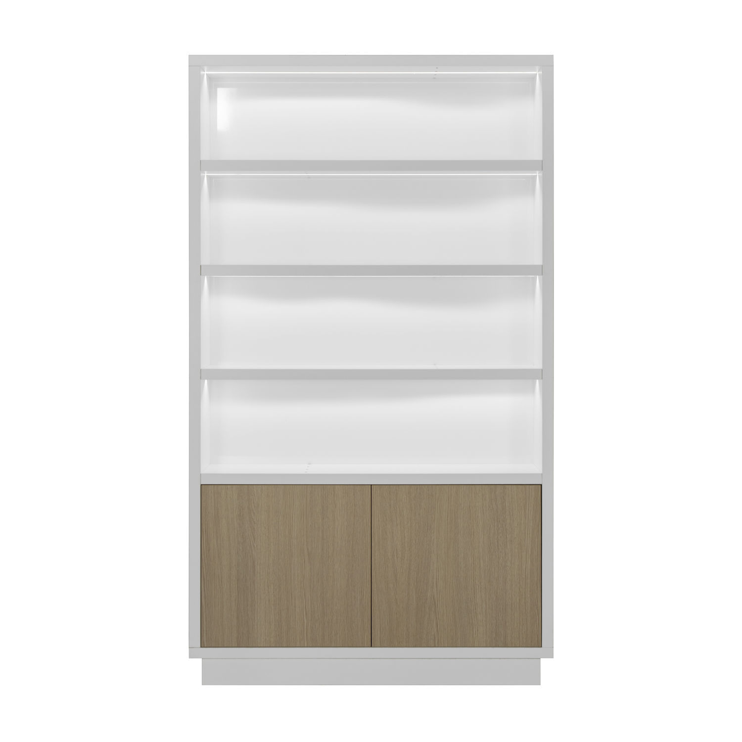 Contemporary display case - BOX 476 - FIAPP - laminate / illuminated ...