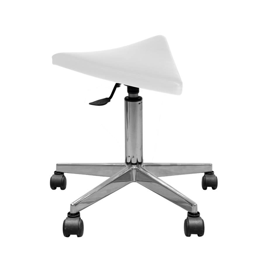 Contemporary task stool - SHAPED P05 - FIAPP - fabric / stainless steel ...