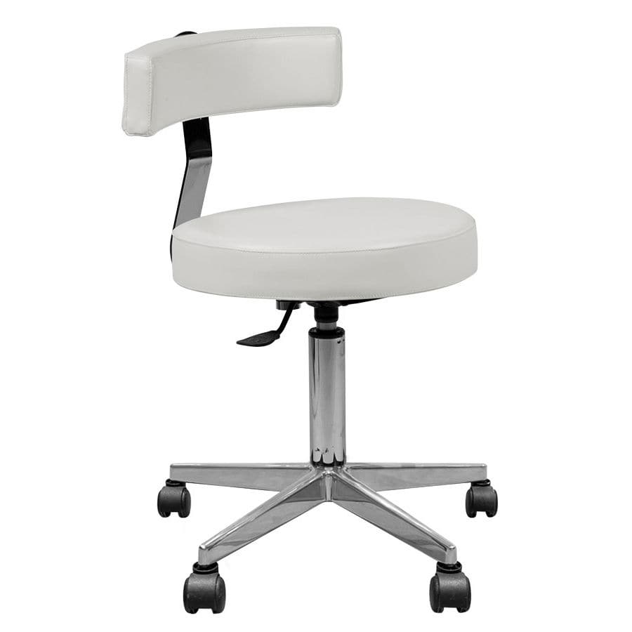 Contemporary task stool - BASIC P06 - FIAPP - fabric / leather ...