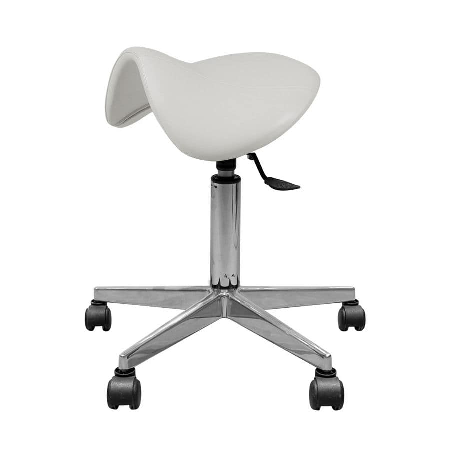 Contemporary task stool - PONY P11 - FIAPP - fabric / leather ...
