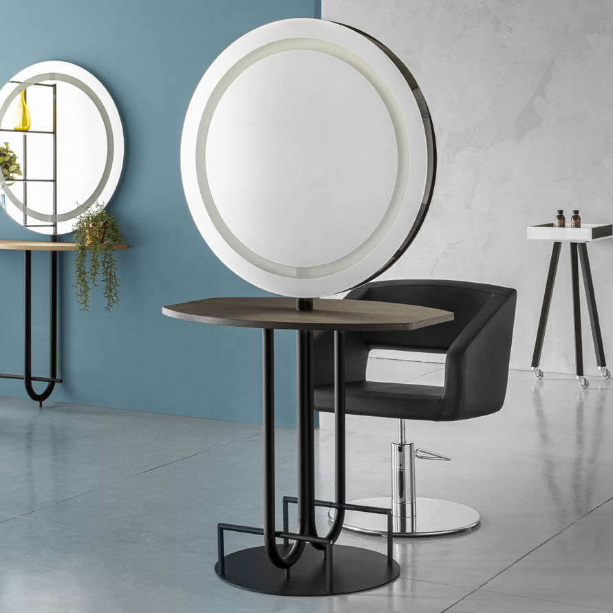 Contemporary dressing table - JUNO D - Artecno Srl - wooden / metal ...