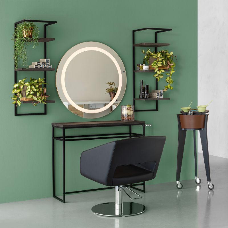 Contemporary dressing table - LOFT C - Artecno Srl - wooden / metal ...
