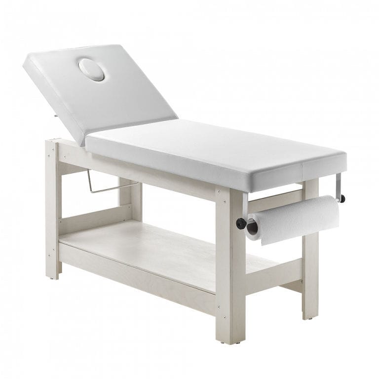 Fixed massage table - 512SOFT - Artecno Srl - wooden / with storage ...
