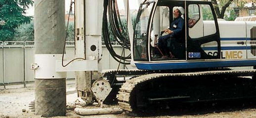 Continuous flight auger-bored pile - CAP/CSP - Trevi Group - concrete