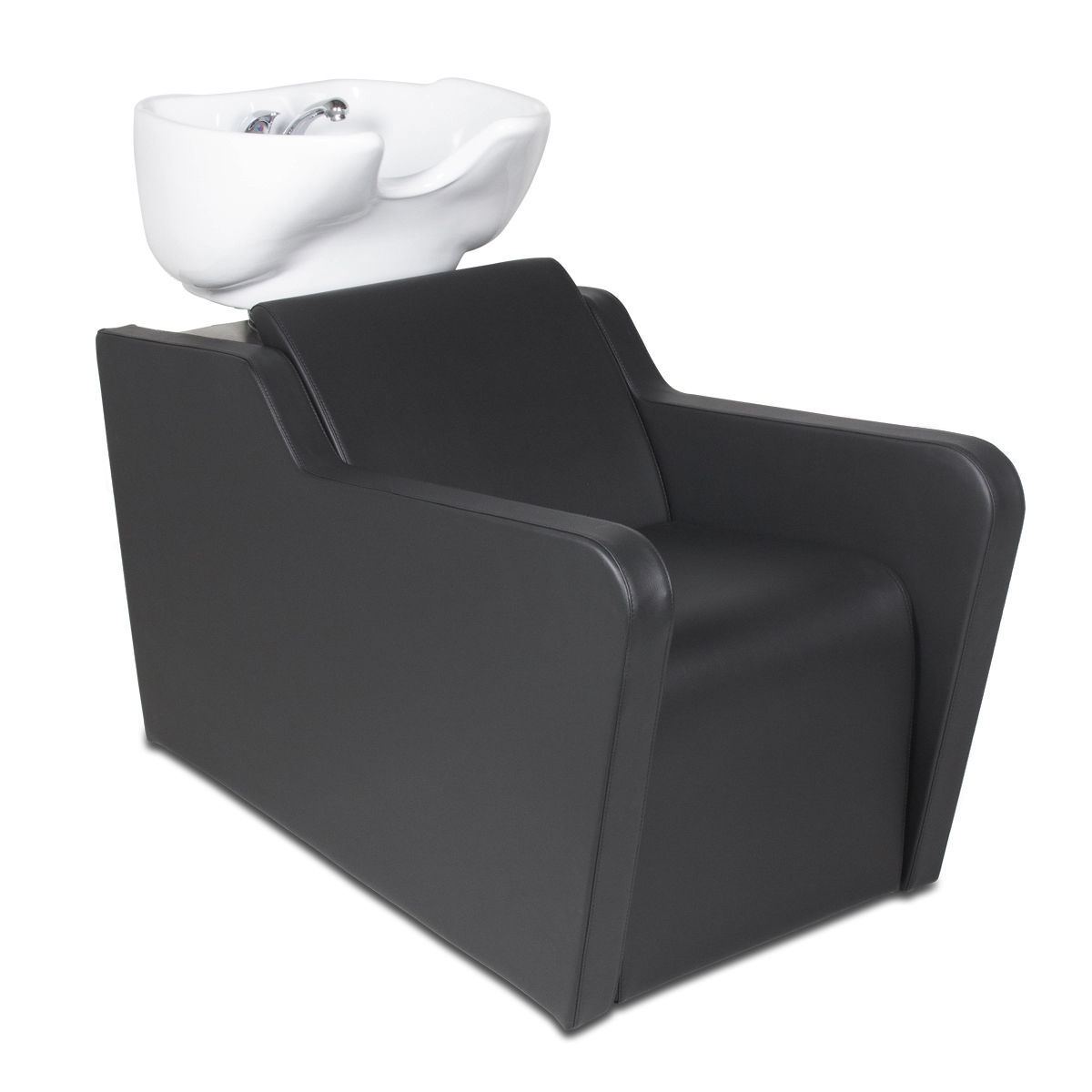 Shampoo chair with footrest - TOPWASH ECO - Nelson Mobilier - synthetic ...