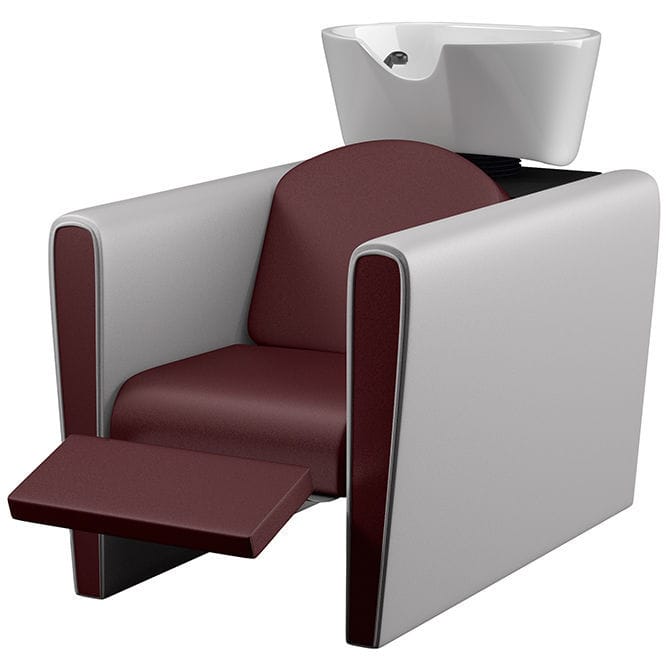 Shampoo chair with footrest - ROYAL WASH RELAX - VEZZOSI - synthetic ...