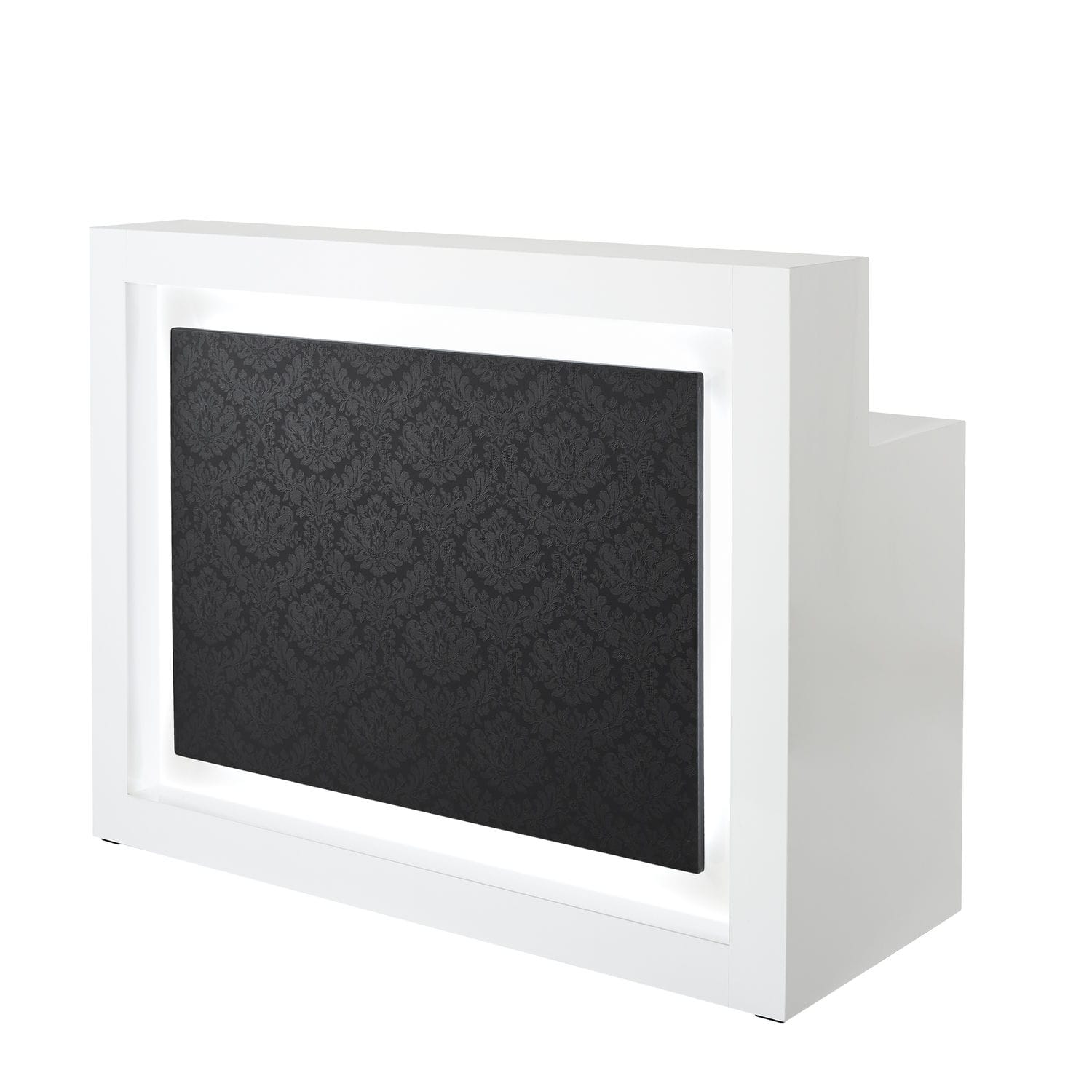 Laminate reception desk - LUZ - VEZZOSI - illuminated