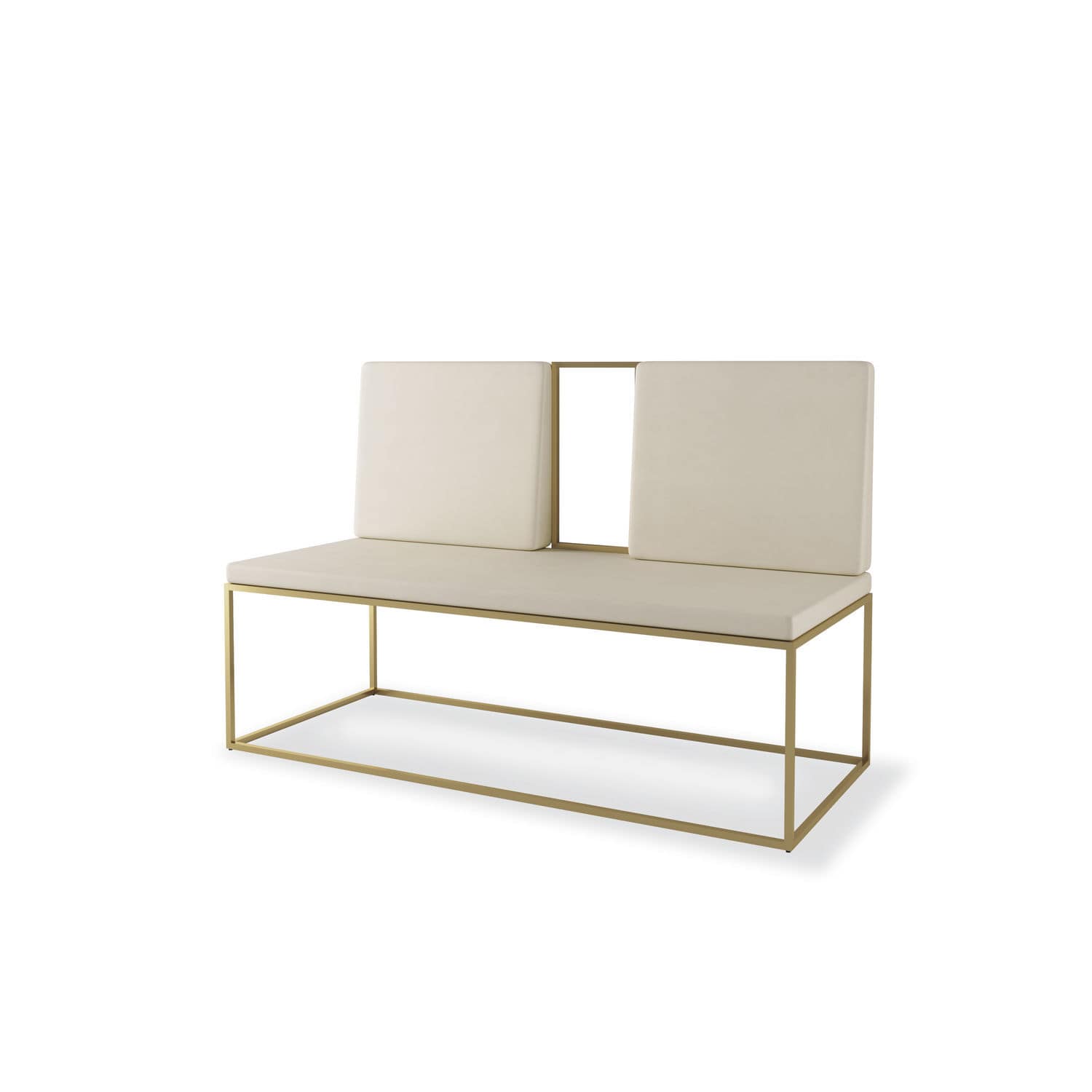 Contemporary upholstered bench - FLORA - VEZZOSI - synthetic leather ...