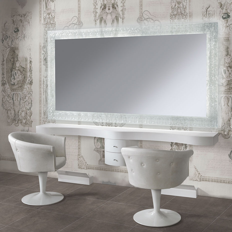 Contemporary dressing table - EPOQUE - VEZZOSI - metal / metal-fused ...